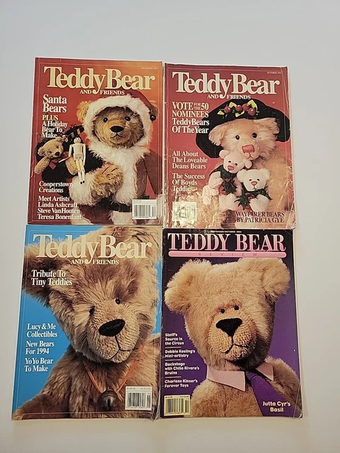 TEDDY BEAR REVIEW Magazines Lot Vintage 4 Issues From 1994 TB3 £9.49 - PicClick UK