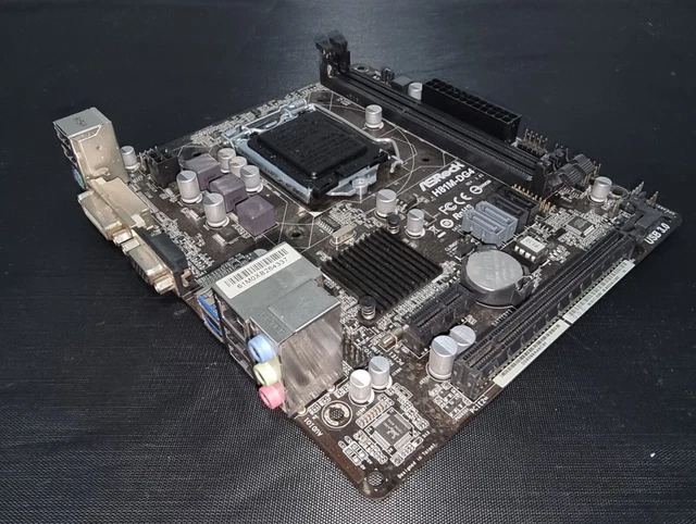 ASROCK H81M-DG4 SOCKET LGA1150 DDR3 Micro-ATX Motherboard £19.99 ...