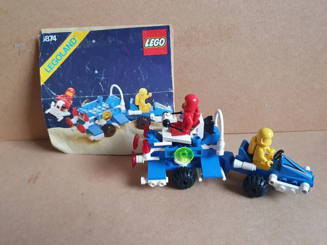 LEGO SPACE CLASSIC 6874 MOON ROVER Set 1986 Complet Vintage Avec ...