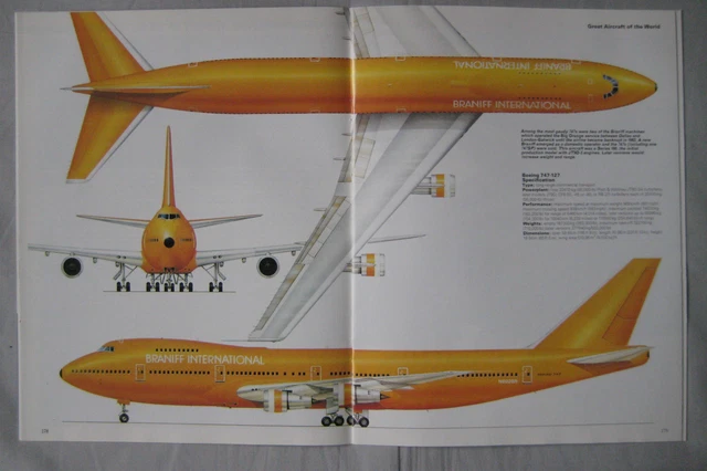AIRPLANE AVIATION ENCYCLOPEDIA Magazine Issue 7 Boeing 747 Cutaway ...