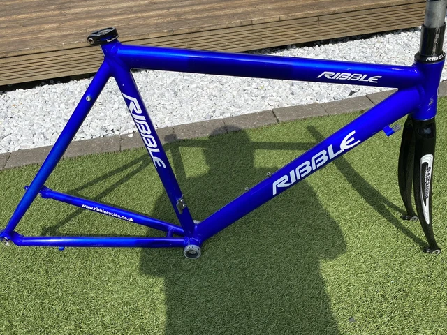 RIBBLE 7005 AUDAX Road Bike Carbon Fork Aluminium Frameset Size 54 £50.00 - PicClick UK