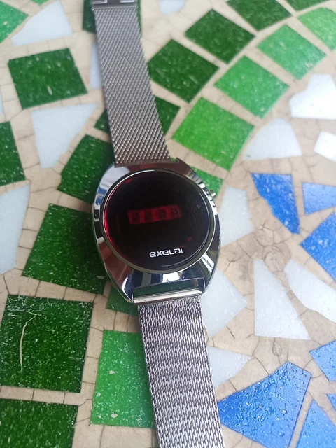 VINTAGE LED WATCH Exelar Dot Matrix Display NSC Module EUR 170,00 ...