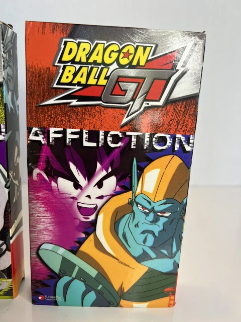 DRAGON BALL GT vhs lot of 2 affliction incubation funimation $22.00 ...