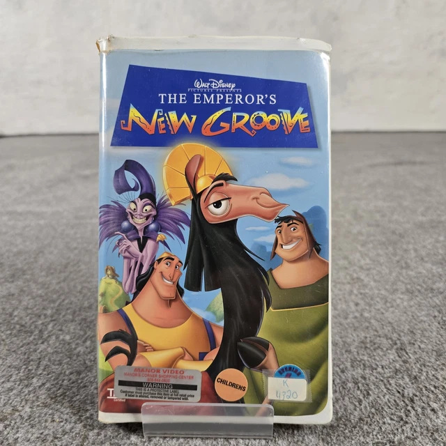 VINTAGE THE EMPEROR'S New Groove VHS 2000 Former Rental Walt Disney £13 ...