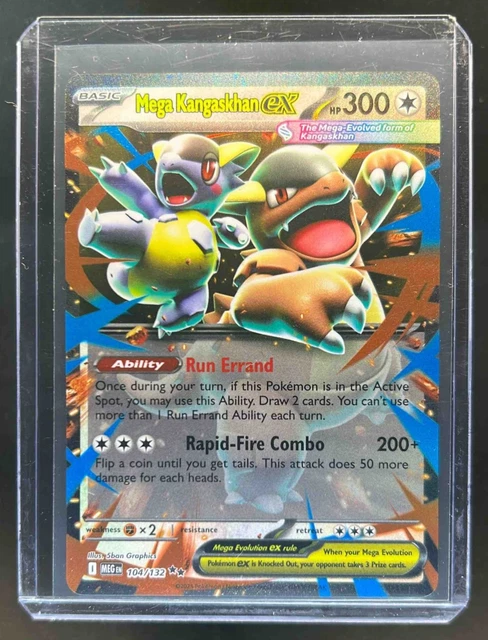 2025 POKEMON MEGA Evolution Kangaskhan ex Double Rare #104/132 £2.64 ...