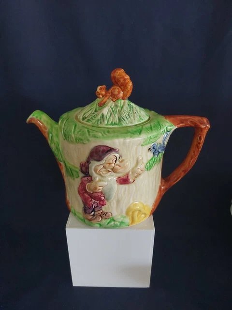 WADEHEATH GRUMPY TEA Pot. Walt Disney Character £40.00 - PicClick UK