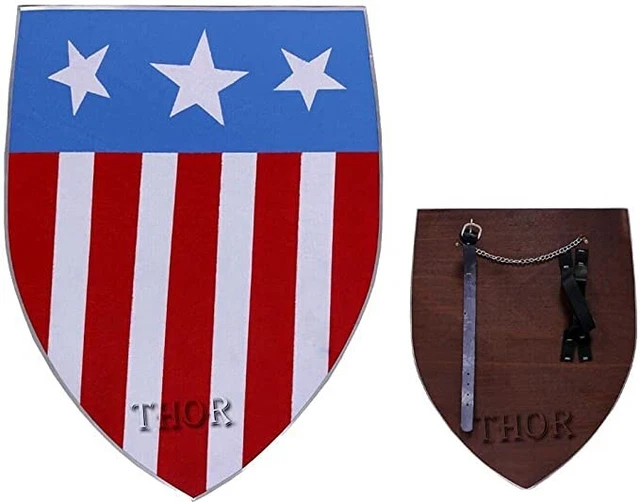 MEDIEVAL REPRODUCTION NORSE Round Shield Wooden Armor Viking 24 Inch ...