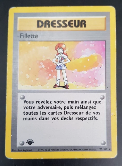 CARTE POKÉMON DRESSEUR fillette illus. KEN SUGIMORI1995 96 98 Nintendo ...