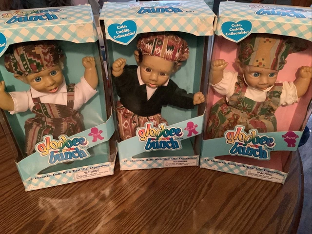 LOT OF 3 Cute Cuddly Gloobee Bunch Doll by Jaxxs Lester Booker Amanda ...