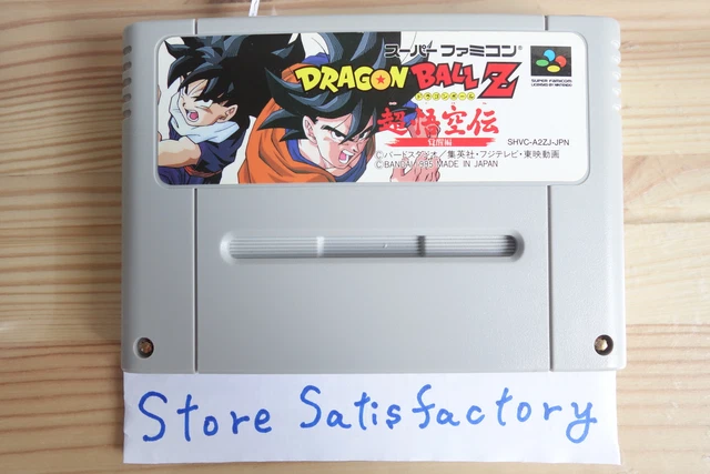 SFC SNES DRAGON BALL Z Gokuden Goku Den Totsugeki SHVC-AZ5J-JPN Famicom ...