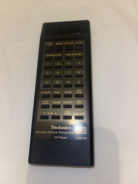 GENUINE ORIGINAL OFFICIAL Technics EUR64796 Remote Control for Technics ...