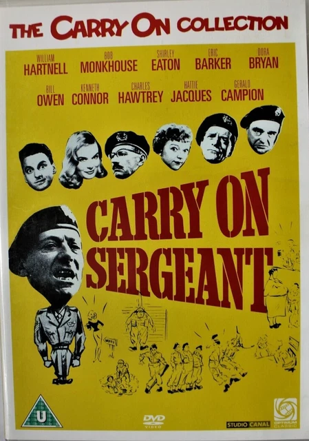 CARRY ON SERGEANT DVD Vintage 50s British Film Movie Bob Monkhouse Bill ...