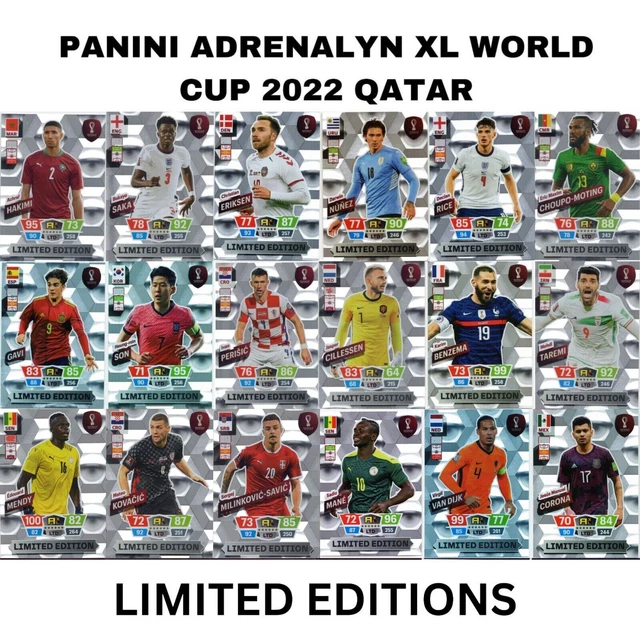 PANINI ADRENALYN XL FIFA World Cup Qatar 2022 - LIMITED EDITIONS £2.51 - PicClick UK