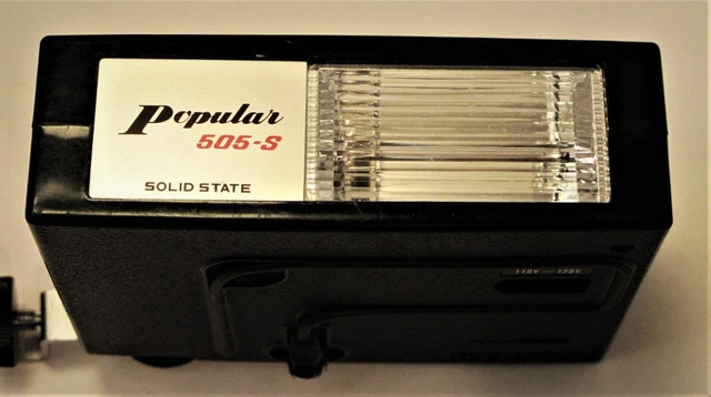 POPULAR 505-S SOLID State Photography Camera Flash ~Tested~ $14.95 ...