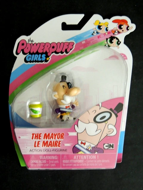 POWERPUFF GIRLS THE MAYOR Fearless Leader of Townsville Action Doll ...
