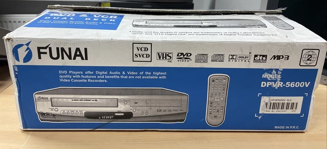 FUNAI DPVR-5600V DVD-PLAYER / VHS-Videorecorder NEU OVP + FB + BDA ...