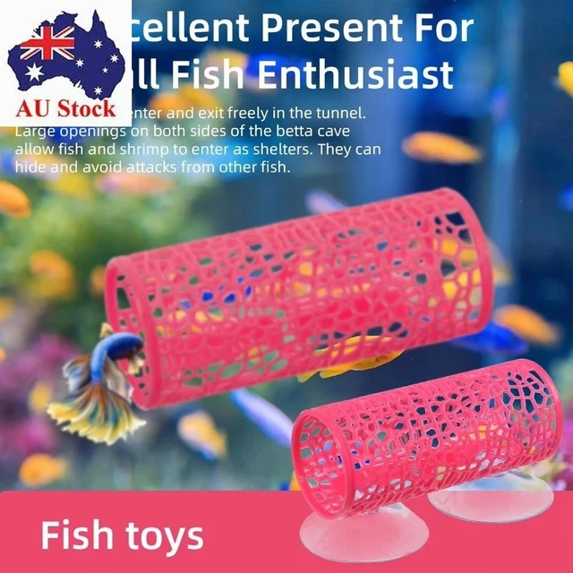 SMALL HOLE HOLLOW Fish Hideout Resting Tube for Betta Guppies $13.63 ...