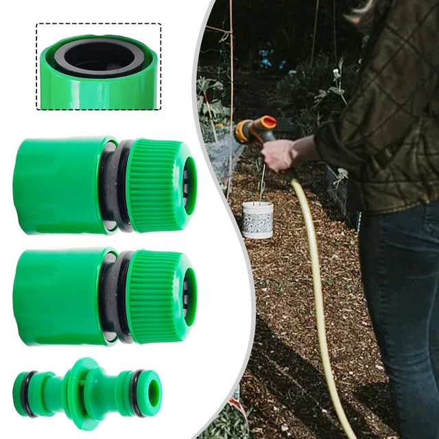 NOZZLE HOSE CONNECTOR Attachment Water Pipes Adapter Watering ...
