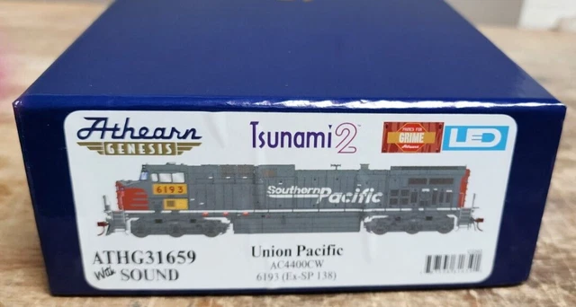 UNION PACIFIC SP RR AC4400CW diesel 6193 Athearn Genesis G31659 tsunami2 DCC HO EUR 322,07 ...