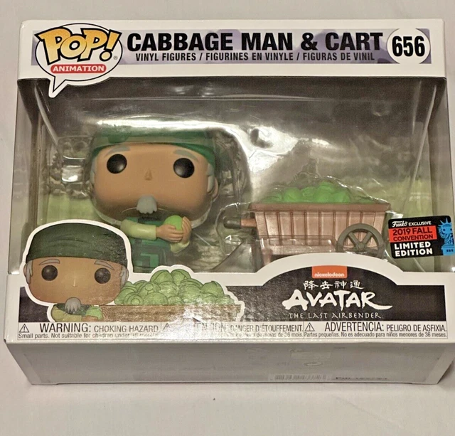 AVATAR THE LAST Airbender: Cabbage Man & Cart #656 Funko Pop NYCC ...