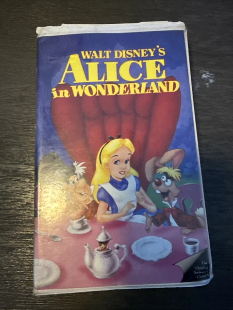 ALICE IN WONDERLAND (VHS Tape, 1997, Walt Disney Home Entertainment) £3.70 - PicClick UK
