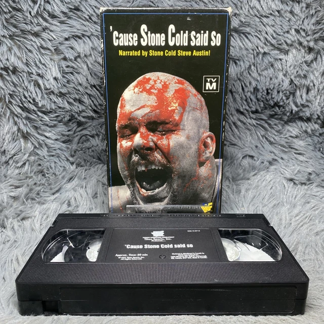 WWF: ‘CAUSE STONE Cold Said So Steve Austin VHS Tape 1997 Wrestling ...