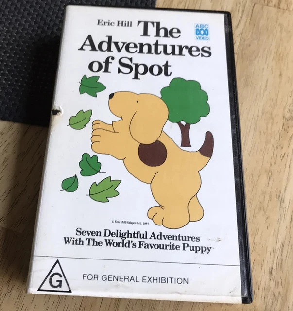 THE AVENTURES OF Spot Vhs, Australian dog ABC 1991, eric hill $21.00 ...