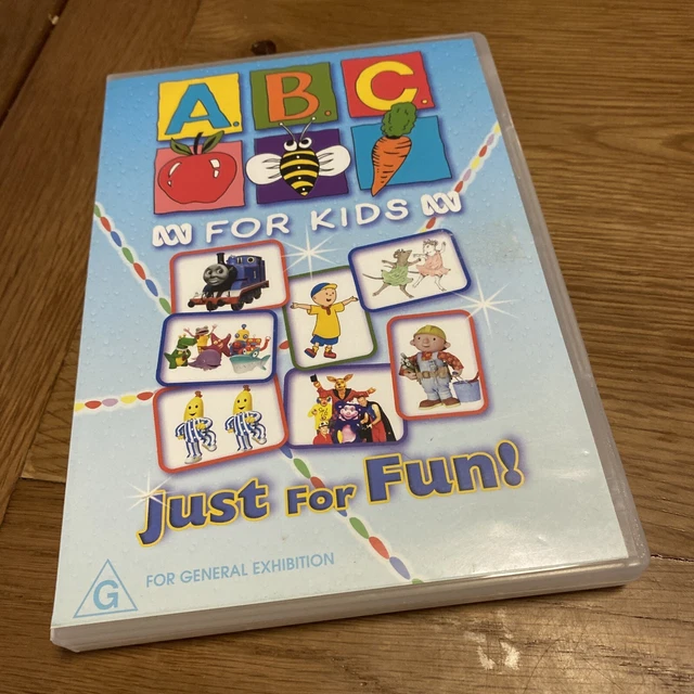 ABC FOR KIDS Just For Fun DVD Bananas In Pyjamas Bob The Builder ...