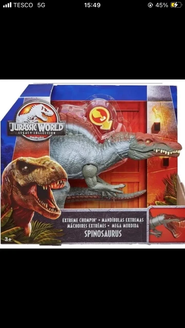 JURASSIC WORLD LEGACY Collection Extreme Chompin Spinosaurus Action ...