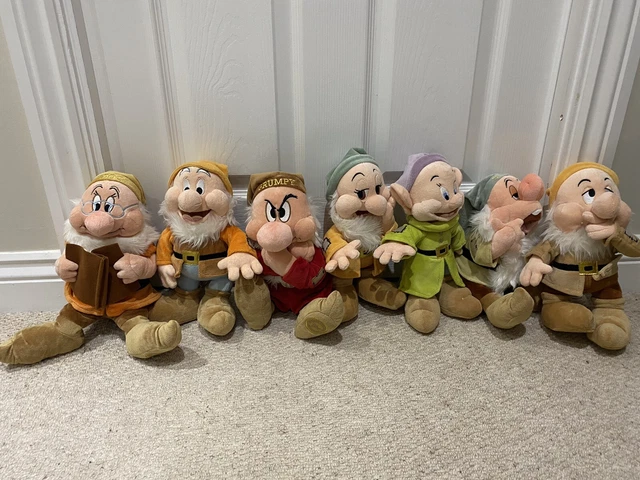 DISNEY ORIGINAL SEVEN Dwarfs Soft Toys Collection £40.00 - PicClick UK
