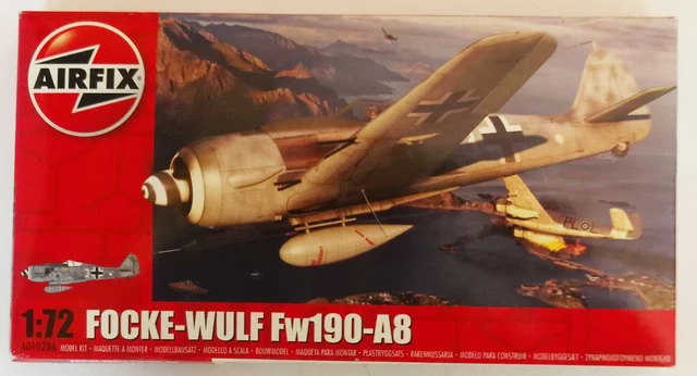 AIRFIX - FOCKE-WULF Fw190-A8 - 1/72 model kit - sealed £8.99 - PicClick UK