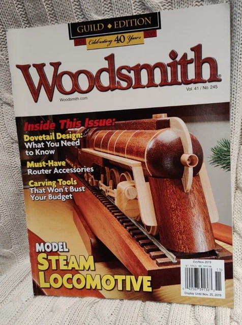 WOODSMITH MAGAZINE MODEL Steam Locomotive Vol 41 #245 Oct/Nov 2019 £5.30 - PicClick UK