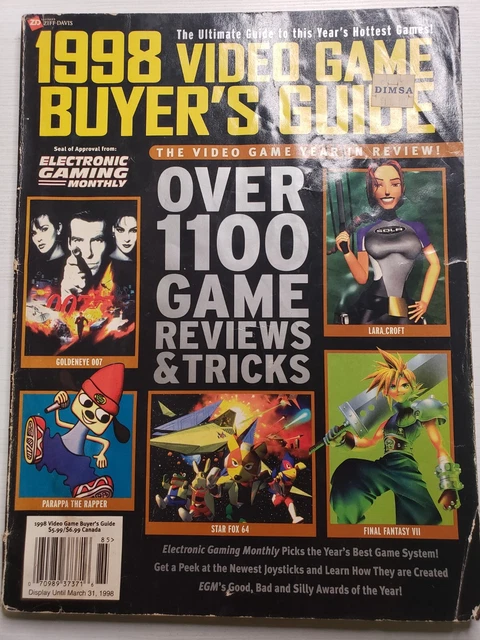 ELECTRONIC GAMING MONTLY - 1998 Video Game Buyer´s Guide £26.73 ...