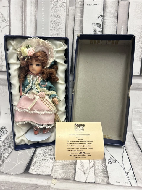 REGENCY FINE ARTS Porcelain Collectable Victorian Style Doll 1998 ...