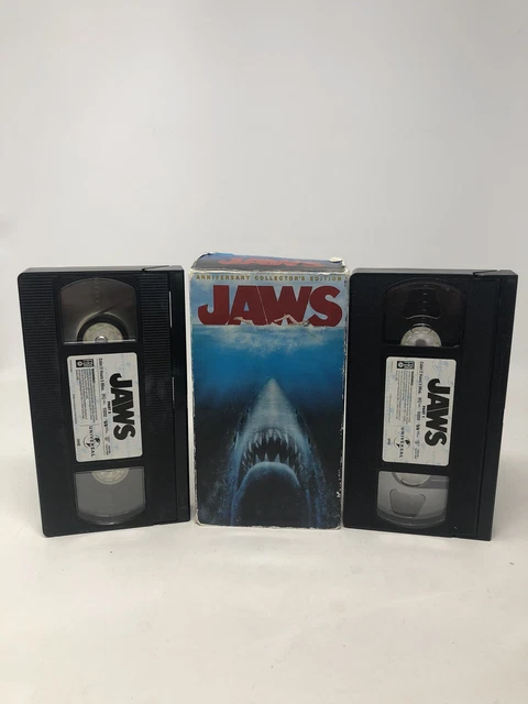 JAWS (VHS, 2000, 2-Tape Set, Anniversary Collectors Edition Double-Pack ...
