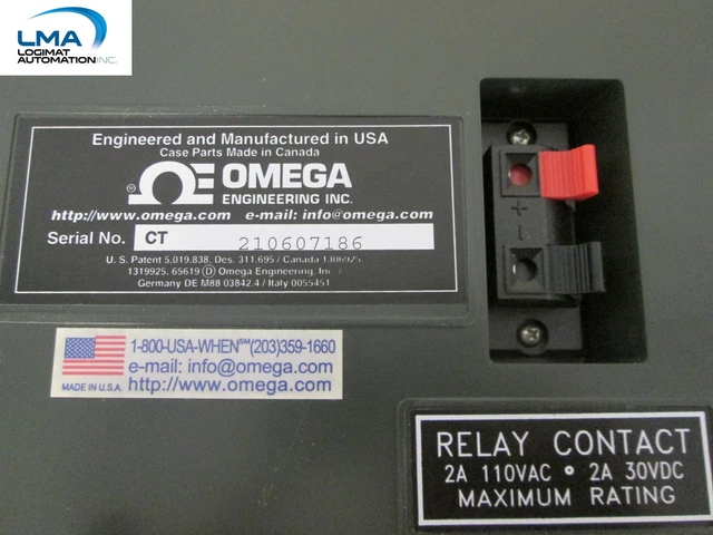 OMEGA ENGINEERING CT Circular Temperature Humidity CHART RECORDER NO ...