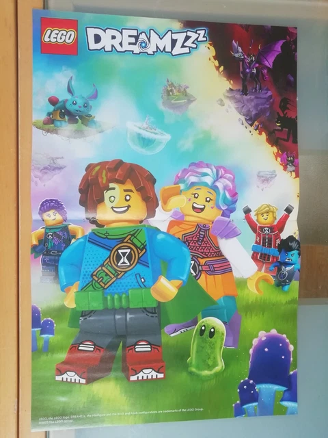 NEW LEGO DREAMZZZ & NINJAGO Paper Pull-Out Reversible Poster See ...