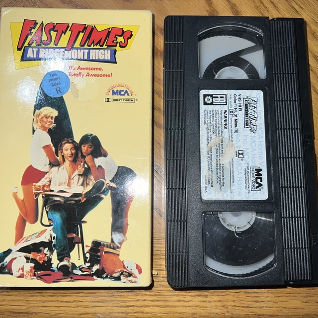 FAST TIMES AT Ridgemont High VHS 1986 Phoebe Cates Jennifer SEAN Penn ...