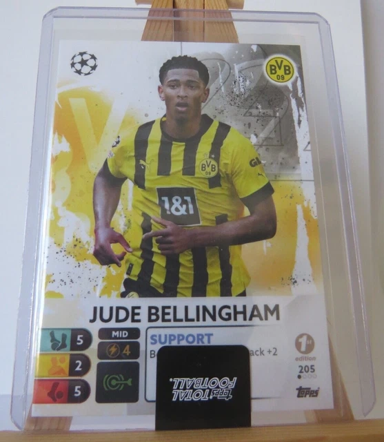 2022/23 TOPPS TOTAL FOOTBALL JUDE BELLINGHAM 1st EDITION TRADE CARD. NO ...
