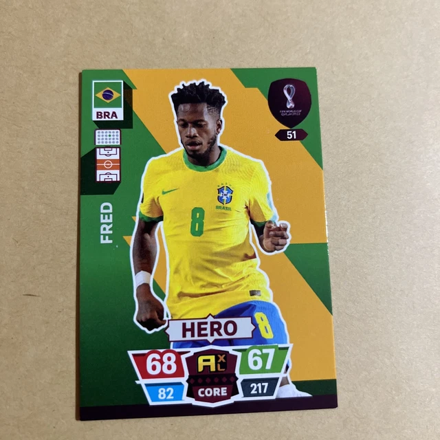 FIFA WORLD CUP qatar 2022 Fred HERO card # 51 new £1.95 - PicClick UK