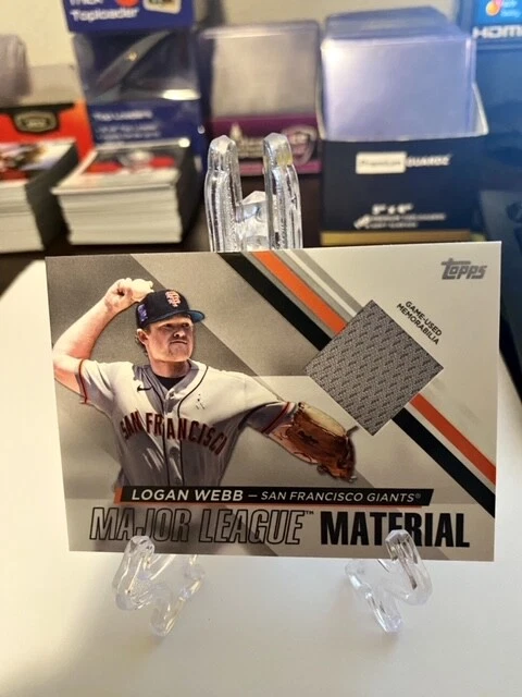 LOGAN WEBB 2024 Topps Major League Materiale Reliquie San Francisco ...