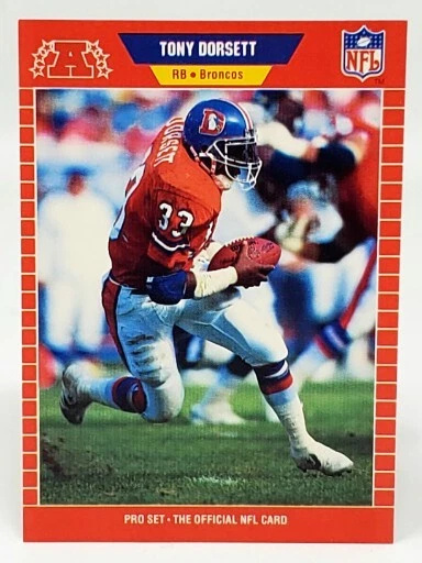1989 PRO SET Tony Dorsett #453 Denver Broncos EUR 2,44 - PicClick FR