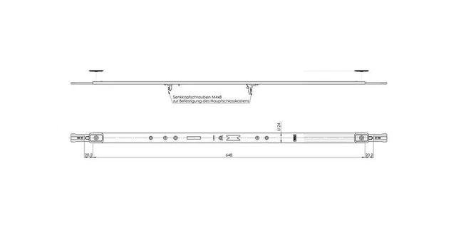 FUHR ANSCHLUSSSTULP MULTISAFE 855R U-Stulp 24 mm Länge 648 mm ...