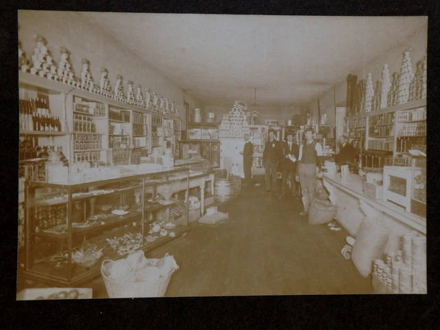 VINTAGE 1890'S COUNTRY GENERAL / GROCERY STORE INTERIOR PHOTO $14.99 ...