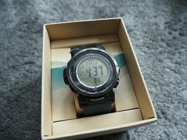 CASIO PROTREK PRW-35Y-3JF Triple Sensor Climber Outdoor Watch (Rare ...