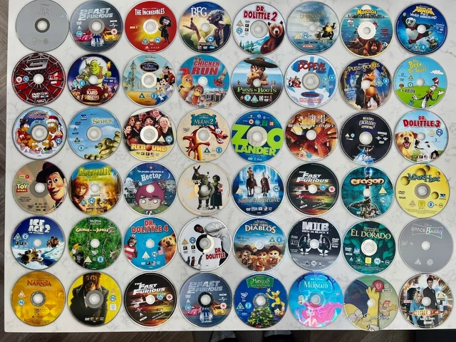 CHILDRENS KIDS DVD Bundle inc Disney, Pixar etc - VGC - (No cases ...