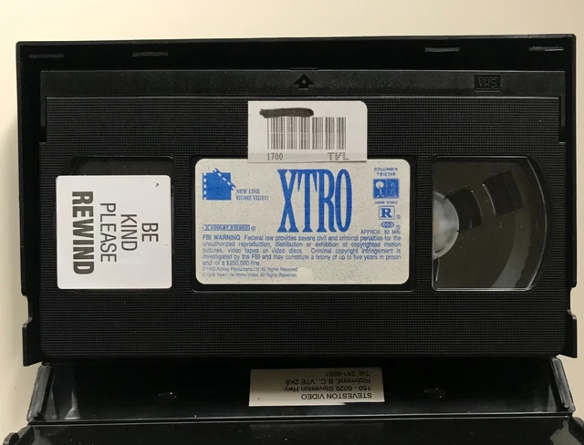 XTRO VHS NEW Line 80s 1982 Horror Sci-fi Alien Creature NTSC $39.99 ...