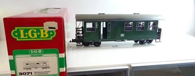 LGB SPUR G 3071 DB-Reisezugwagen mit Gepäckraum u. Bel. siehe Foto in OVP CK7341 EUR 159,99 ...
