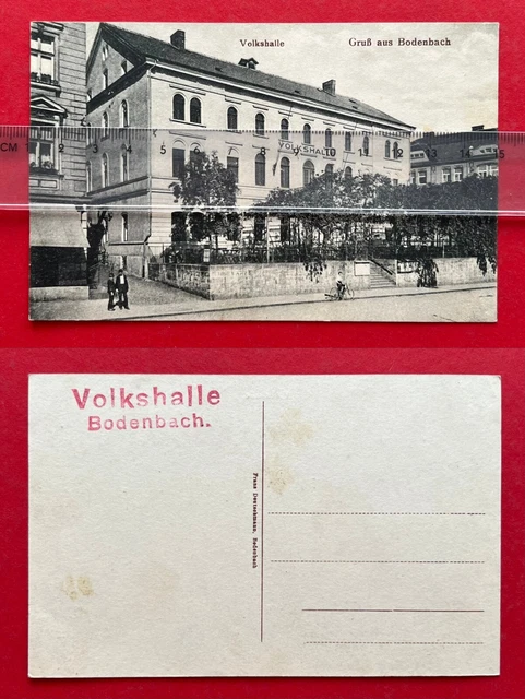 AK BODENBACH IN Böhmen um 1910 Volkshalle ( 125322 EUR 29,00 - PicClick DE
