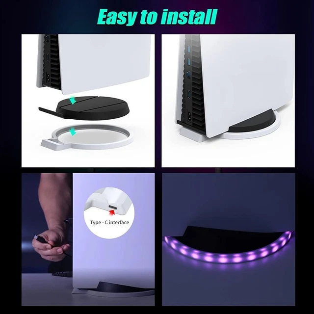 ATMOSPHERE LAMP CONSOLE LED Stand Gaming Vertical Base for PS5 ...